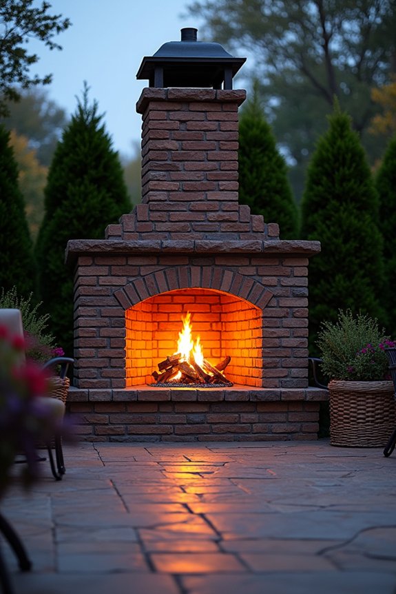 Build an Outdoor Fireplace in 3 Simple Steps - Homey Paint